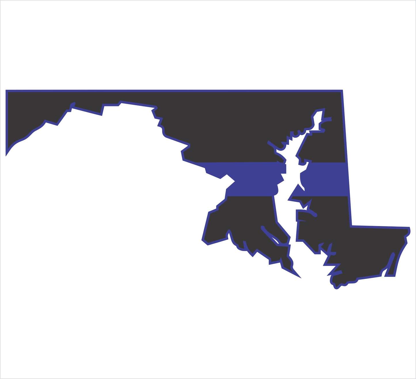 Maryland Thin Blue Line – Powercall Sirens LLC