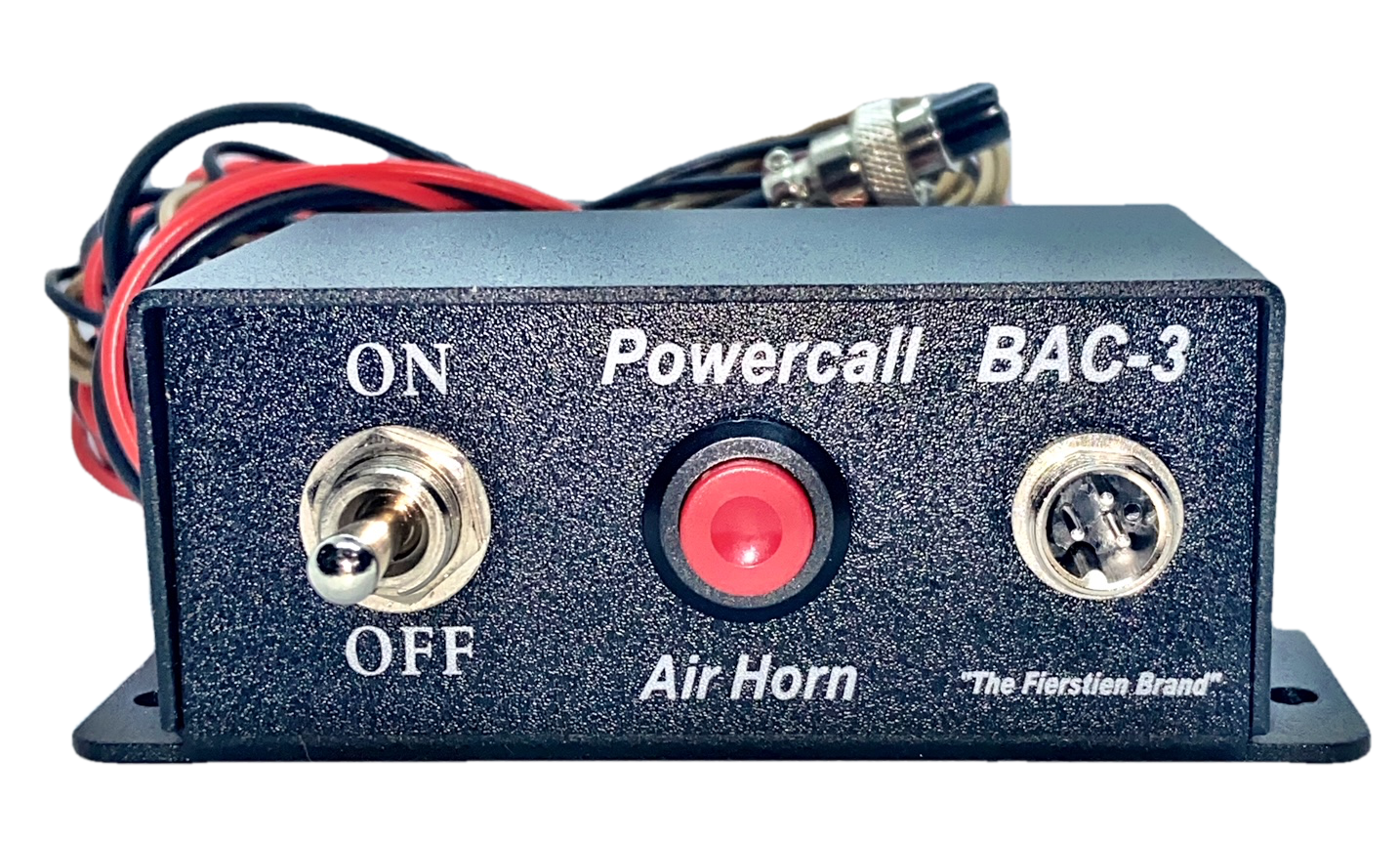 Powercall BAC3 PLUS Powercall/Air Horn/PA System – Powercall Sirens LLC