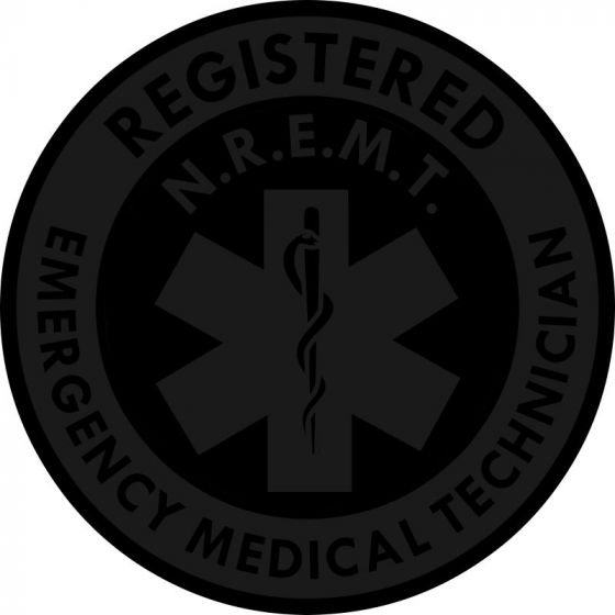 Registered NREMT Blacklite Reflective Decal – Powercall Sirens LLC