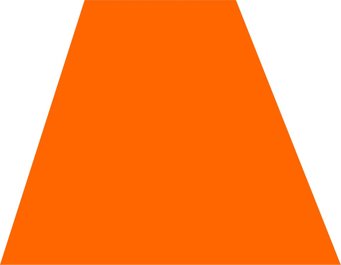Single Color Reflective Helmet Trapezoid Decals – Powercall Sirens LLC
