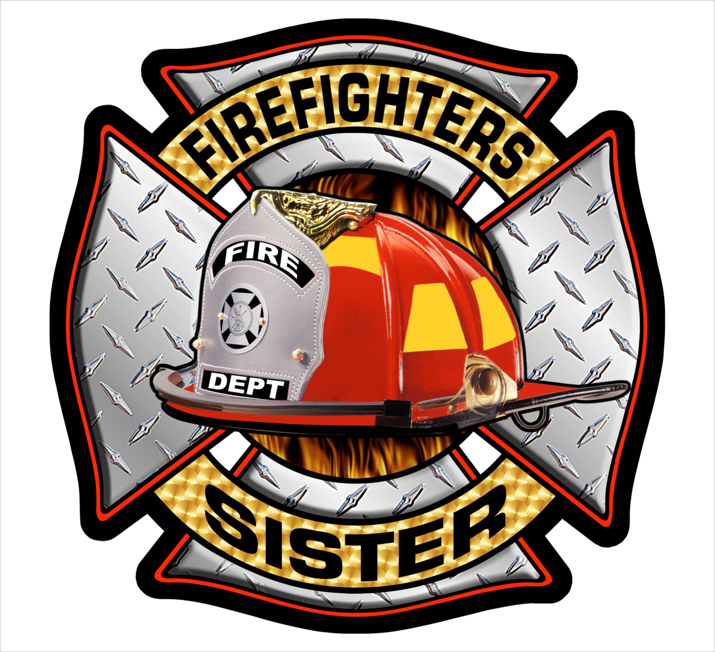 Firefighters Sister DP Style Maltese – Powercall Sirens LLC