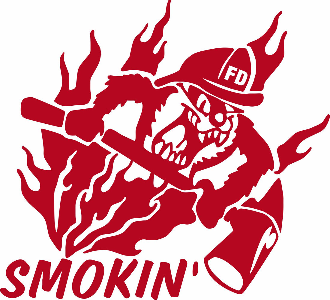 Smokin Taz Firefighter Decal – Powercall Sirens LLC