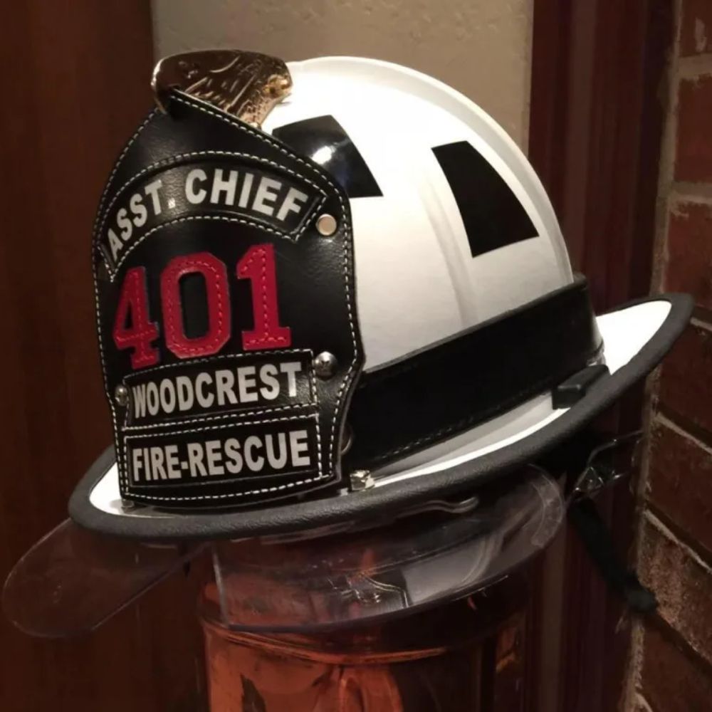 Single Color Reflective Helmet Trapezoid Decals – Powercall Sirens LLC